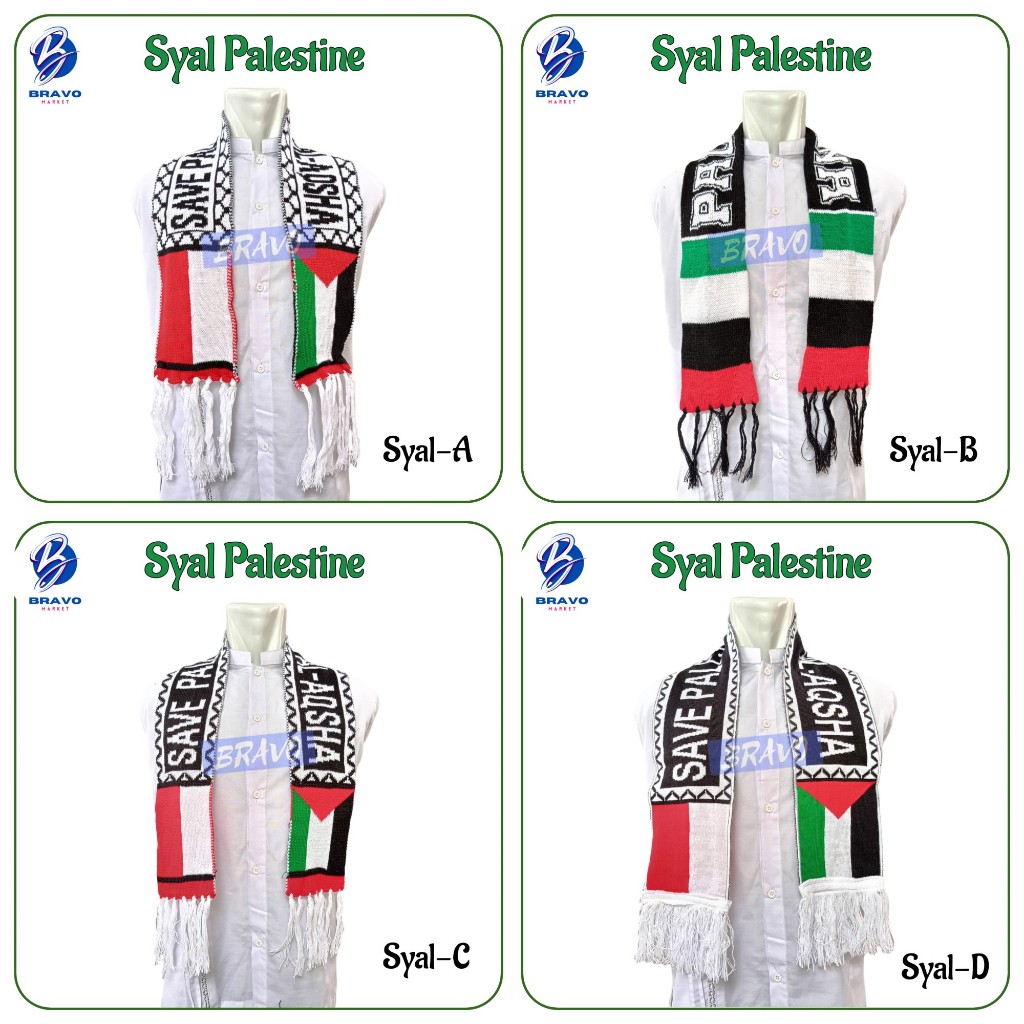 Jual Syal Palestine Syal Rajut Indonesia Palestine | Shopee Indonesia