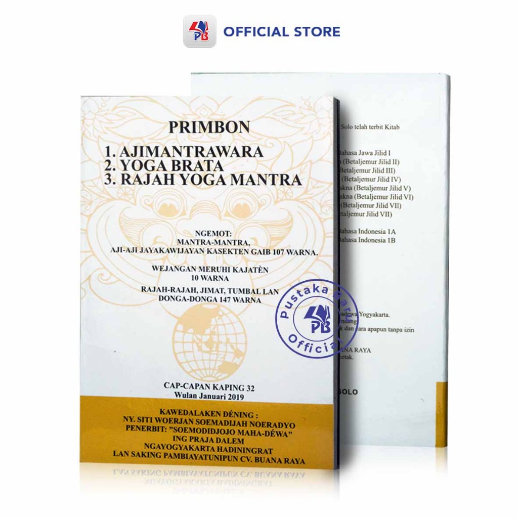Jual Buku Primbon Jawa Lengkap : Primbon Ajimantrawara Yoga Brata Rajah ...