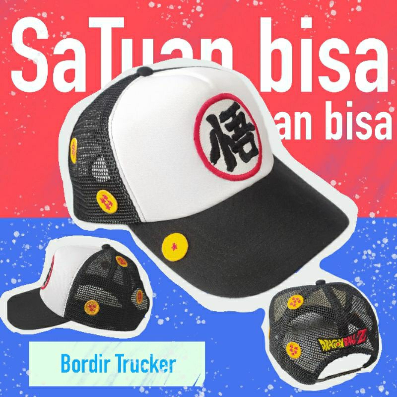 Jual TOPI TRUCKER CUSTOM BORDIR SATUAN | Shopee Indonesia