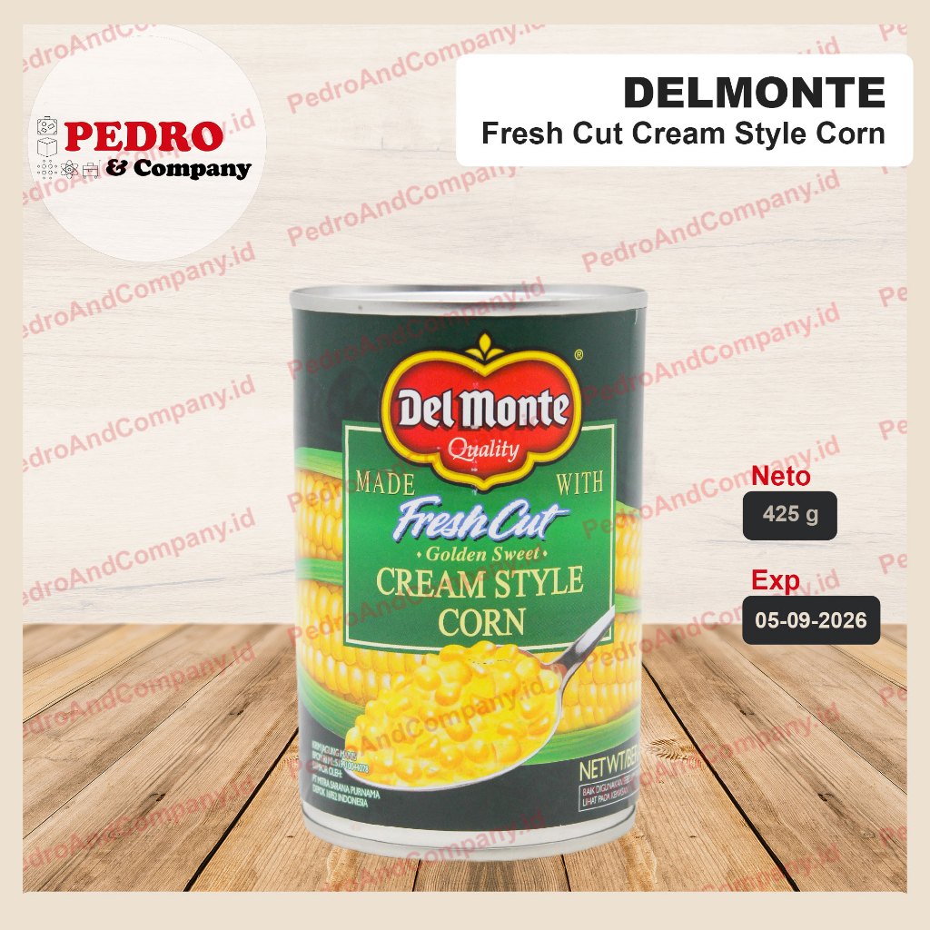 Jual Del monte cream style corn maning jagung 425 gram - fresh cut ...