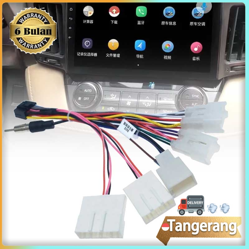 Jual Kabel Soket Head Unit Android Toyota Daihatsu Soket Plug And Play ...
