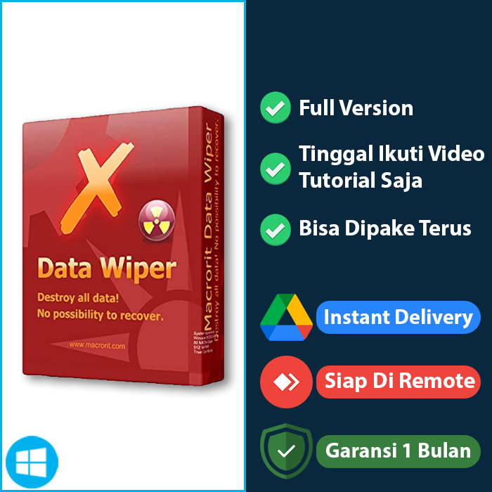 Jual Aplikasi Software | Macrorit Data Wiper | Shopee Indonesia