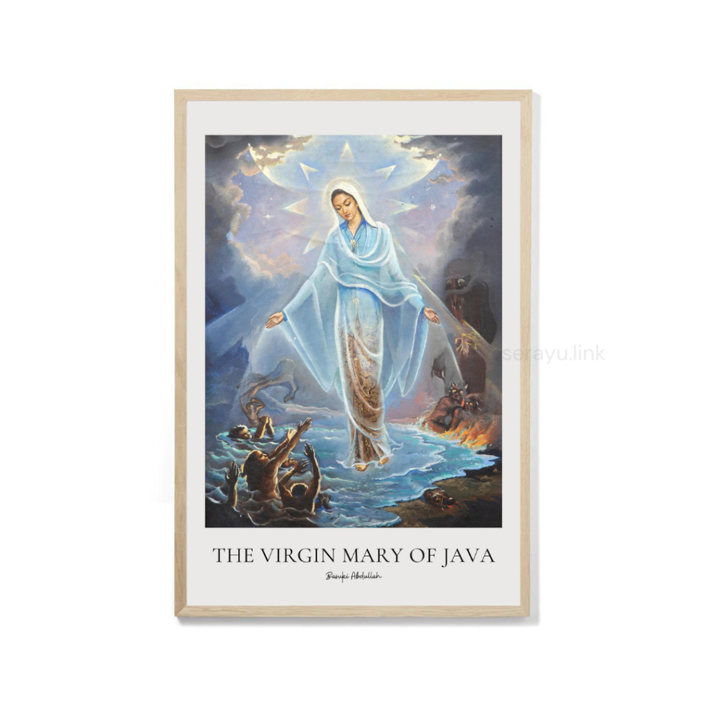 Jual Poster Lukisan Cetak "The Virgin Mary of Java - Basuki Abdullah ...