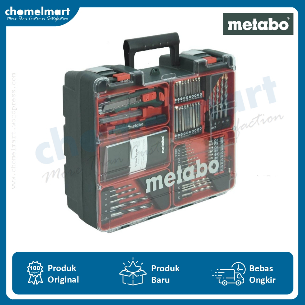 Jual Metabo Powermaxx Set Bor Listrik 10349925 | Shopee Indonesia