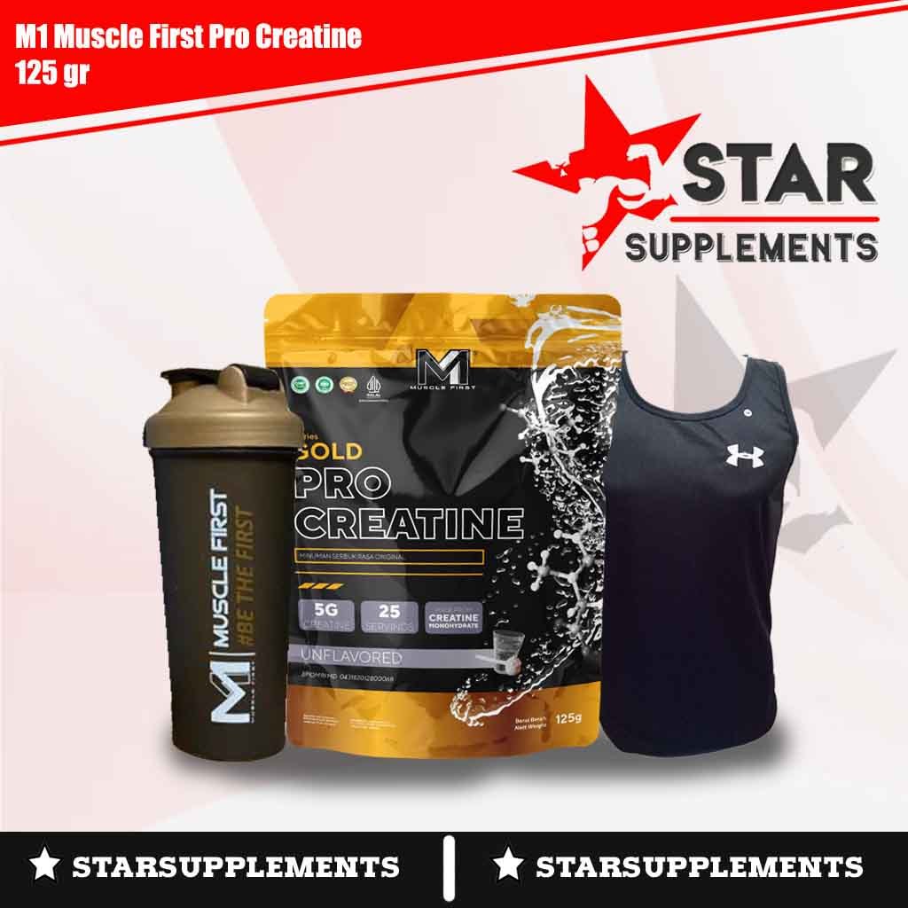 Jual M1 Muscle First Gold Pro Creatine 125 gram / MuscleFirst Creatine ...
