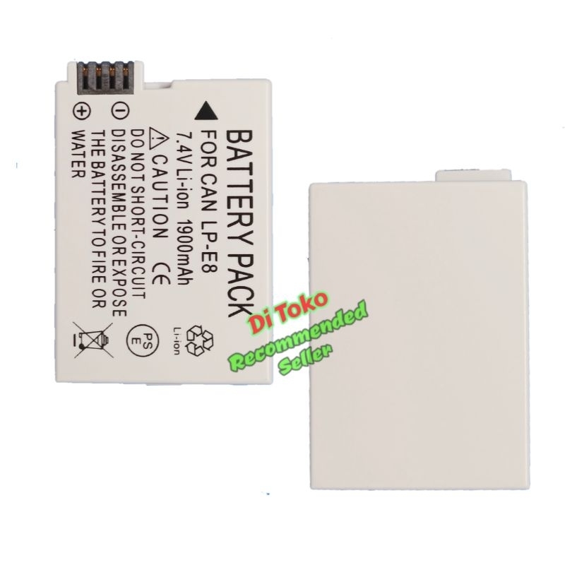 Jual Canon Battery Kamera Lp E8 Baterai For Charger Lc e8c Batrai Eos ...