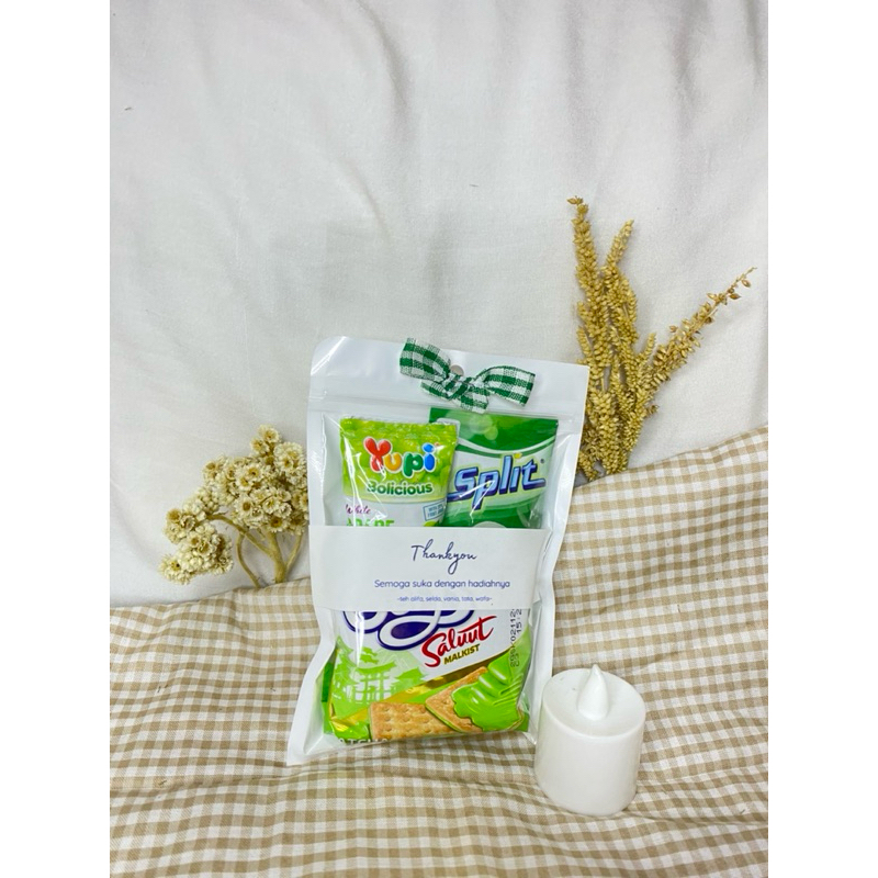 Jual Mini gift mini snack TERMURAH freebie mini hampers MINIMAL ORDER 3 ...
