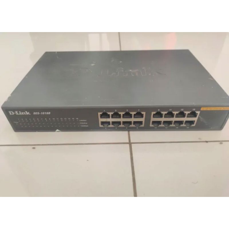 Jual switch hub 16 port material besi | Shopee Indonesia