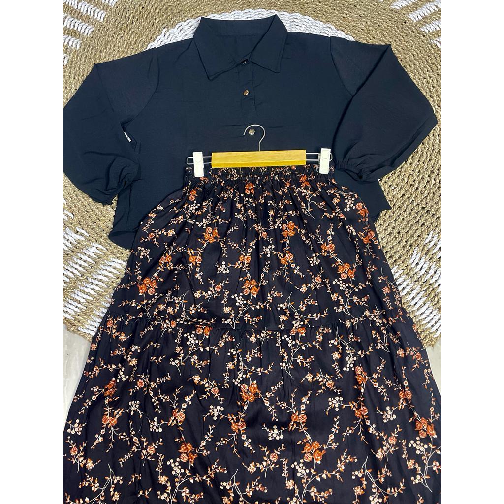 Jual GIRLIE SET ROK | ONE SET ROK ZARA TERBARU/SETELAN BAJU DAN ROK ...