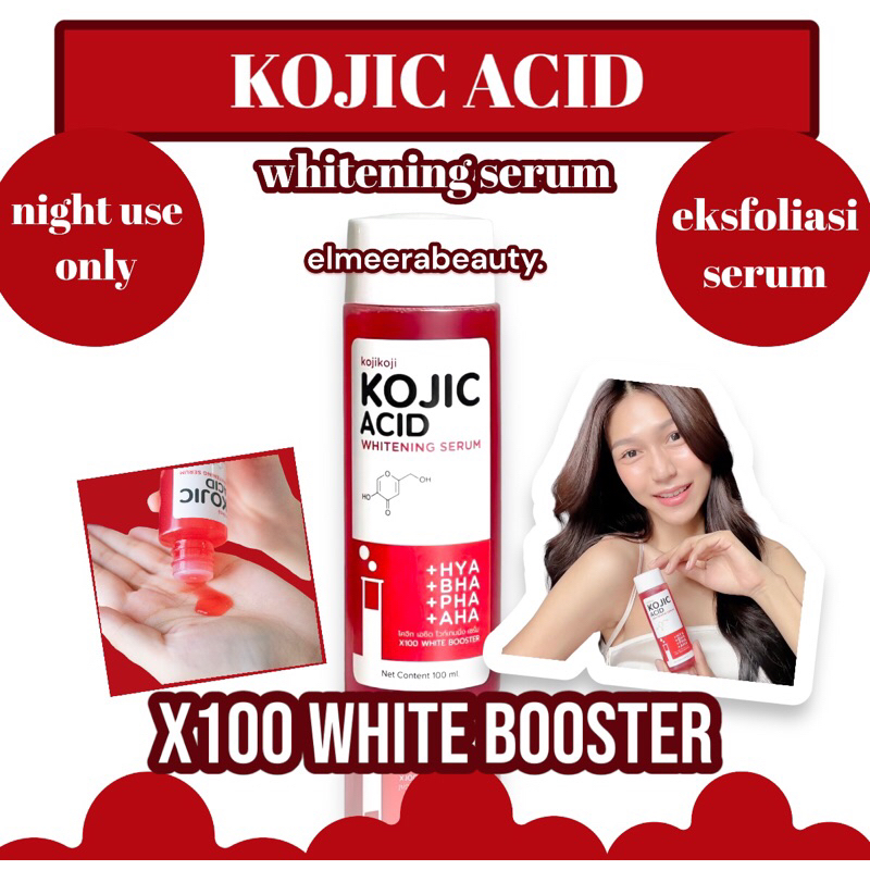 Jual ABOUTMEE - KOJIC ACID BODY SERUM 100ML | KOJIC ACID BRIGHTENING ...