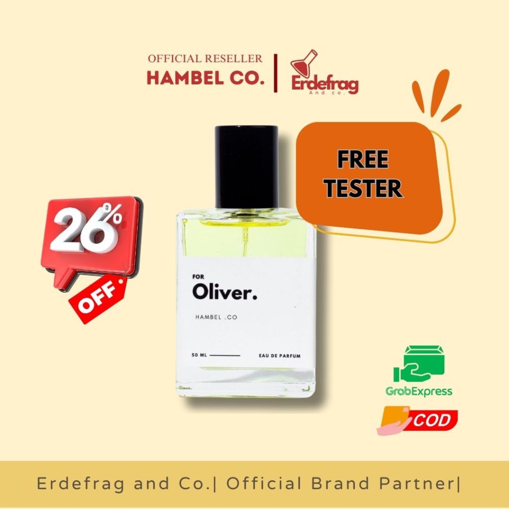 Jual Hambel Parfume for Oliver | Vanilla & Coffee | Parfum Unisex | Eau ...