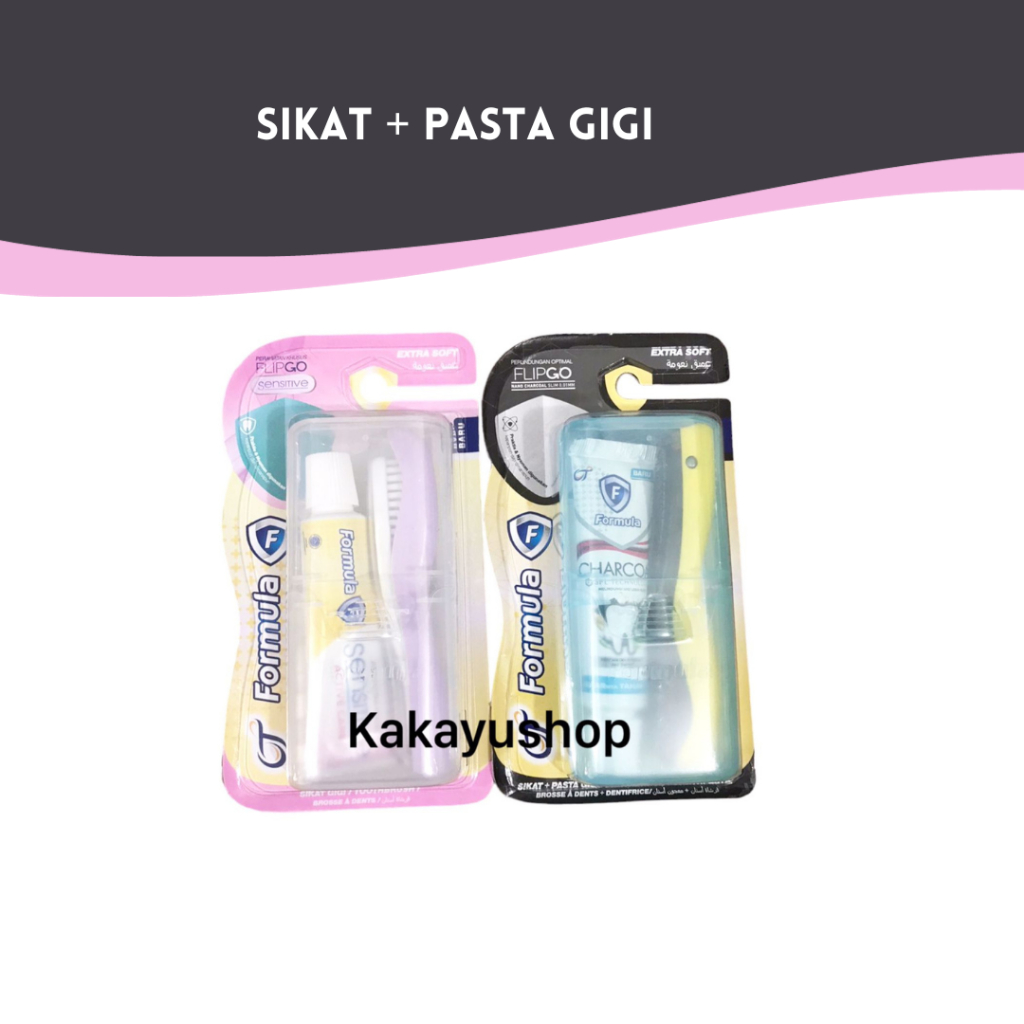 Jual FORMULA Flip Go Sikat dan Pasta Gigi | Shopee Indonesia