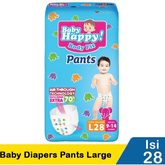 Jual Baby Happy Body Fit Pants M32 L28 XL26 | Shopee Indonesia