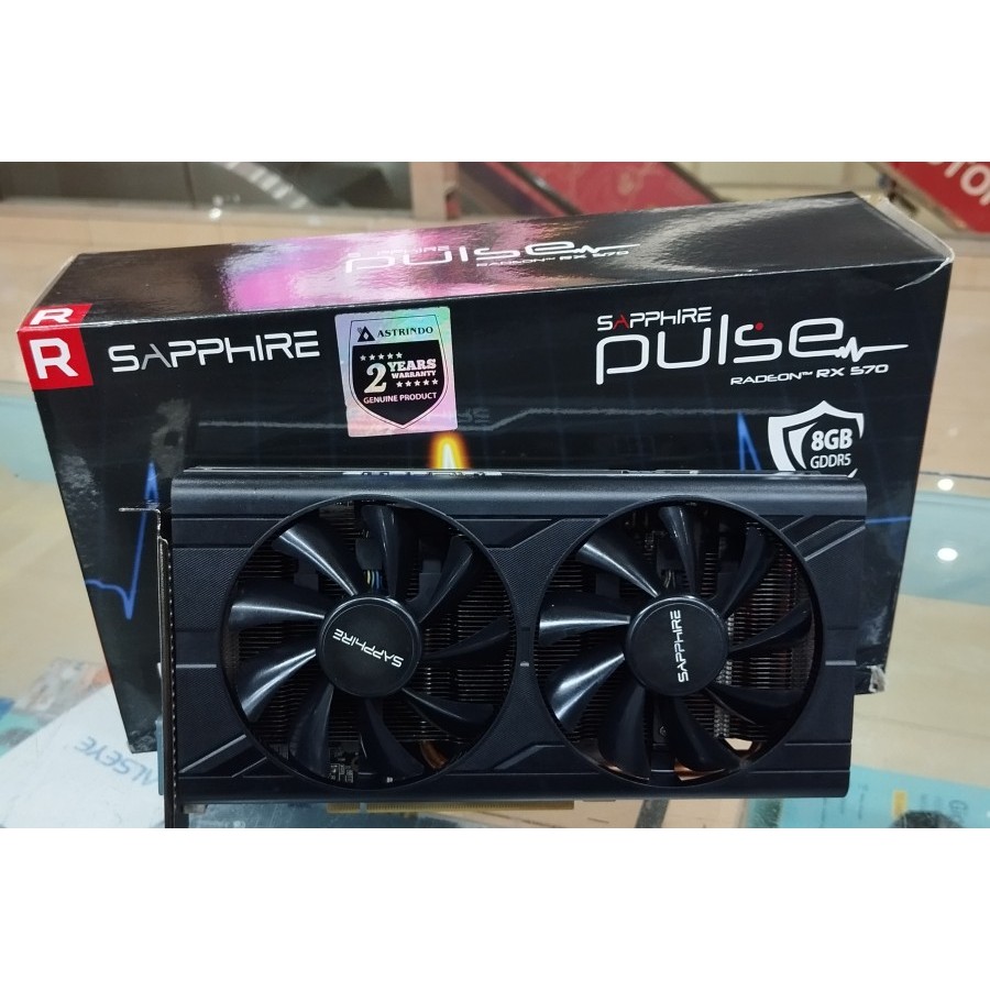 Jual VGA SAPPHIRE RX 570 PULSE 8GB DDR5 2ND | Shopee Indonesia