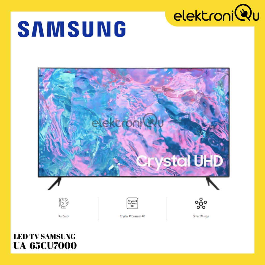 Jual LED TV SAMSUNG UA-65CU7000 SMART TV CRYSTAL UHD 4K 65 INCH | Shopee Indonesia
