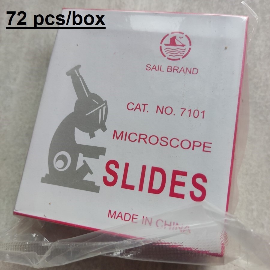 Jual Microscope Slide Sail Brand 7101 - Object Glass Sailbrand, 72 pcs ...