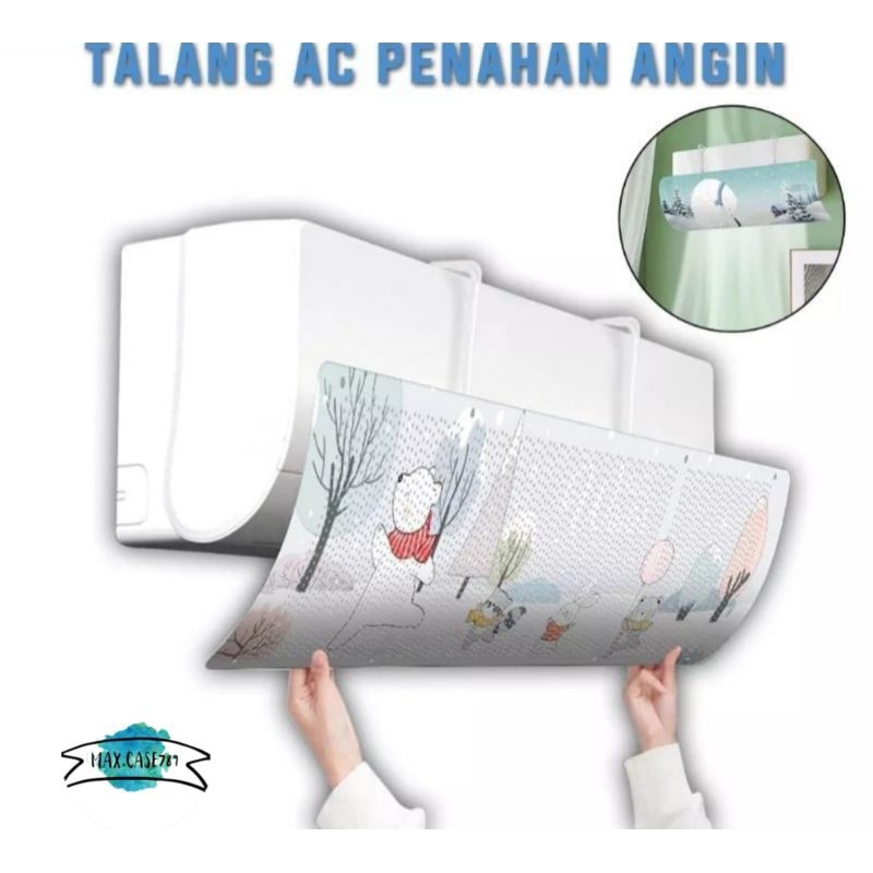 Jual {COD} Talang AC Rumah Motif Gambar / Talang AC Universal Mudah ...