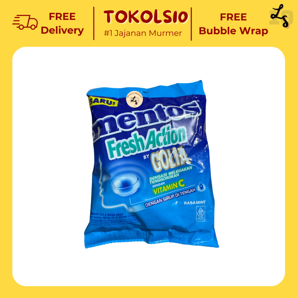 Jual Permen Mentos Rasa Mint/Buah 1 Bungkus Isi 50 Butir | Shopee Indonesia