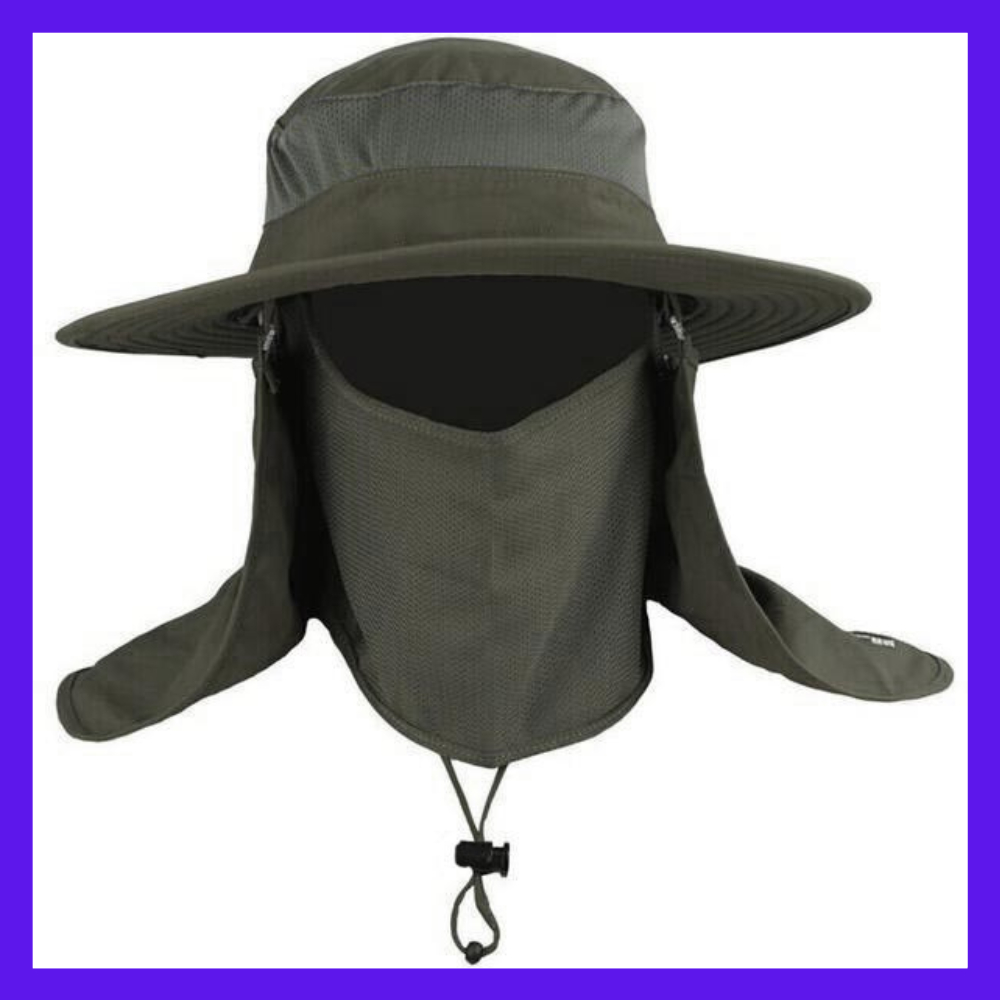Jual Topi Rimba Outdoor Bucket Hat Poliester Anti UV Topi Mancing ...