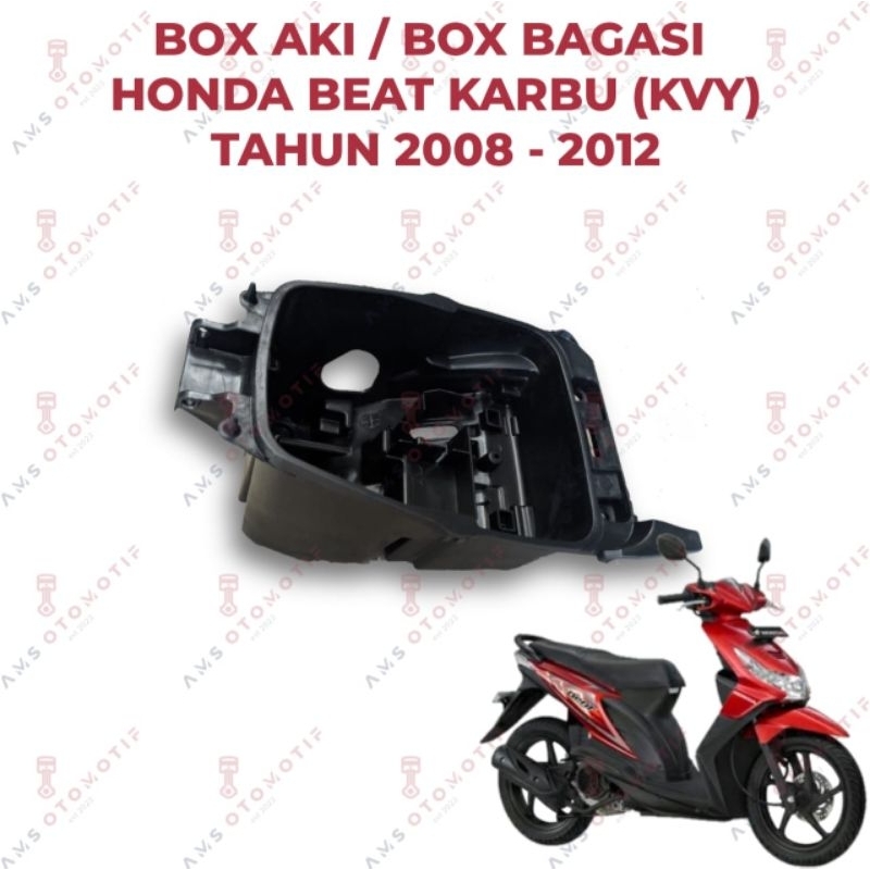 Jual BOX BAGASI / BOX AKI HONDA BEAT KARBU (KVY) / BEAT OLD / BEAT LAMA ...