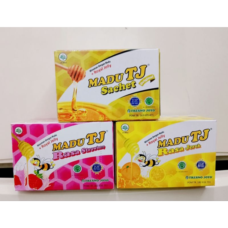 Jual Madu Tj sachet Box isi 12 sachet | Shopee Indonesia