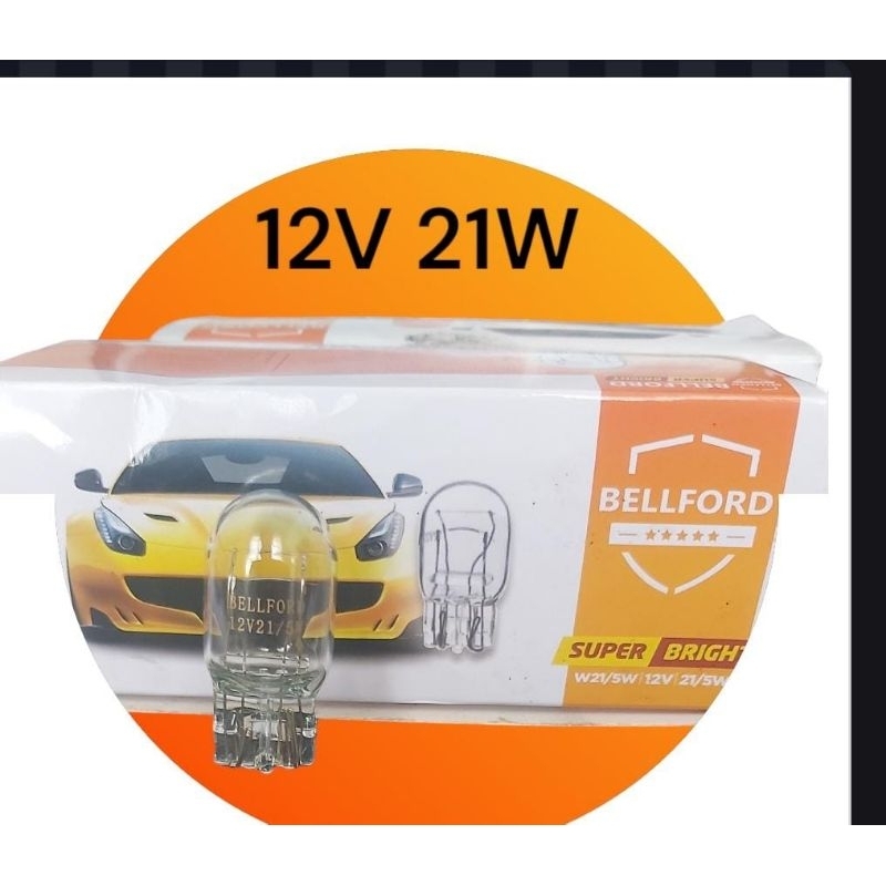 Jual Bola Lampu Mobil/Lampu sen T20 12V 21W clear | Shopee Indonesia
