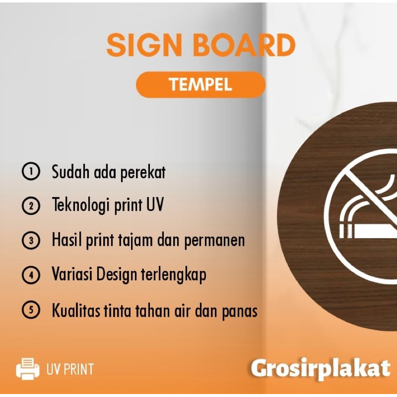 Jual Signage Musholla Sign Board Akrilik hitam Putih Label Papan Nama ...
