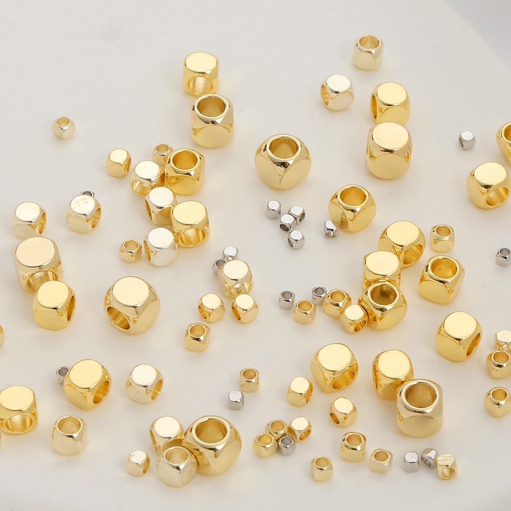 Jual [COD Ready stock]20-50pcs Manik-Manik Premium Gold Anti luntur ...