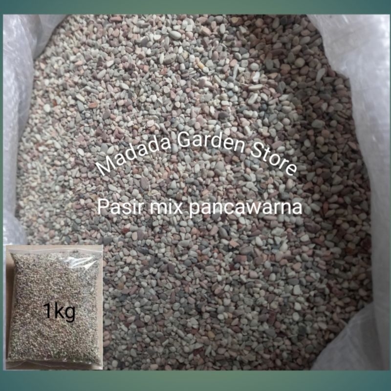 Jual Pasir Mix pancawarna 1kg / pancawarna hias dasar aquarium dan ...