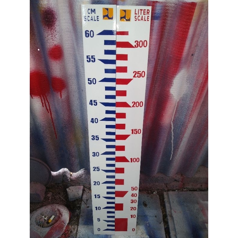 Jual peil scale ( alat ukur permukaan air 1meter ) | Shopee Indonesia