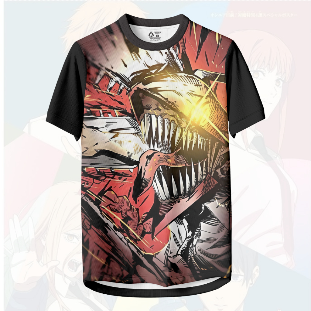 Jual KQ Baju Anime Chainsawman Series Fullprint Dewasa dan Anak ...