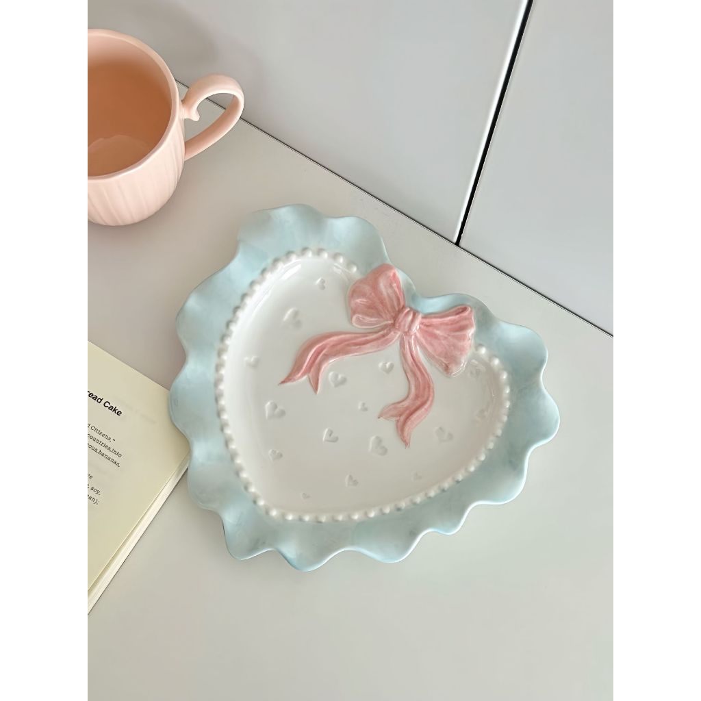 Jual [JAFA] NANA Piring Mangkok Coquette Pita Keramik Motif Aesthetic ...