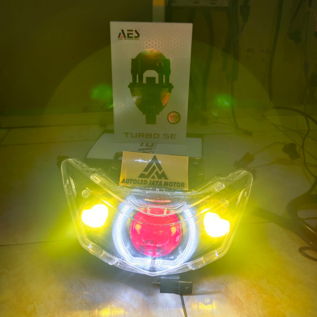 Jual PAKET BILED BEAT DELUXE BILED TURBO SE 60 WATT + D2 LASER BULLAES ...