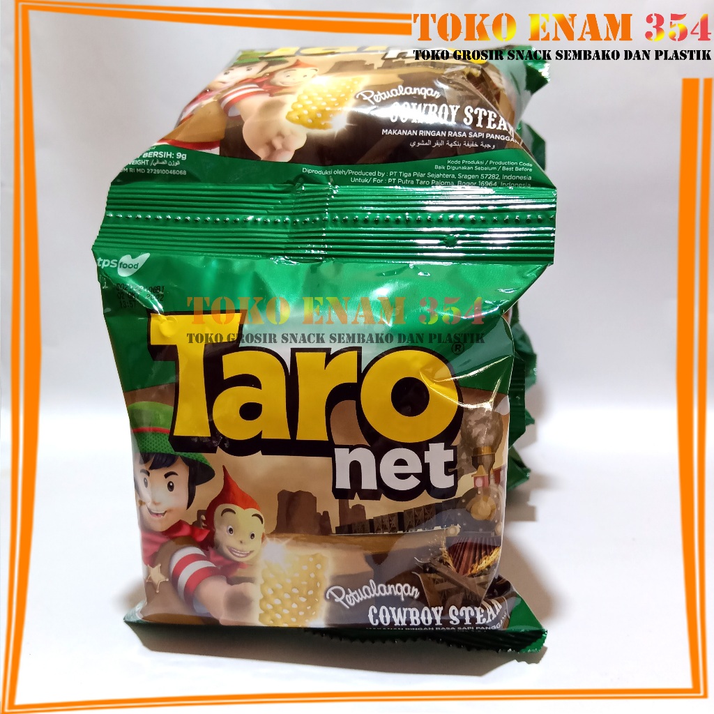 Jual Taro Net Renceng 10 bungkus x 8 gram | Shopee Indonesia