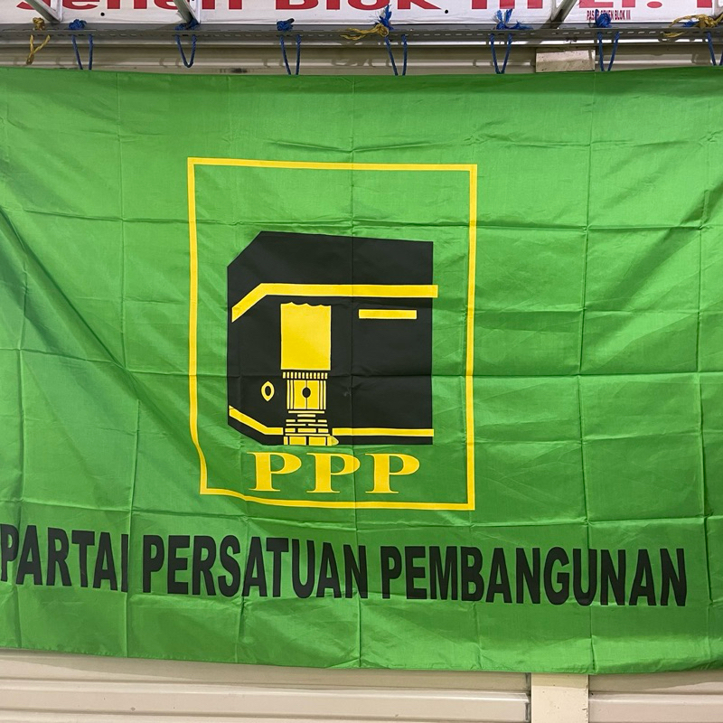 Jual bendera partai PPP 150x225 ga pakai no urut | Shopee Indonesia
