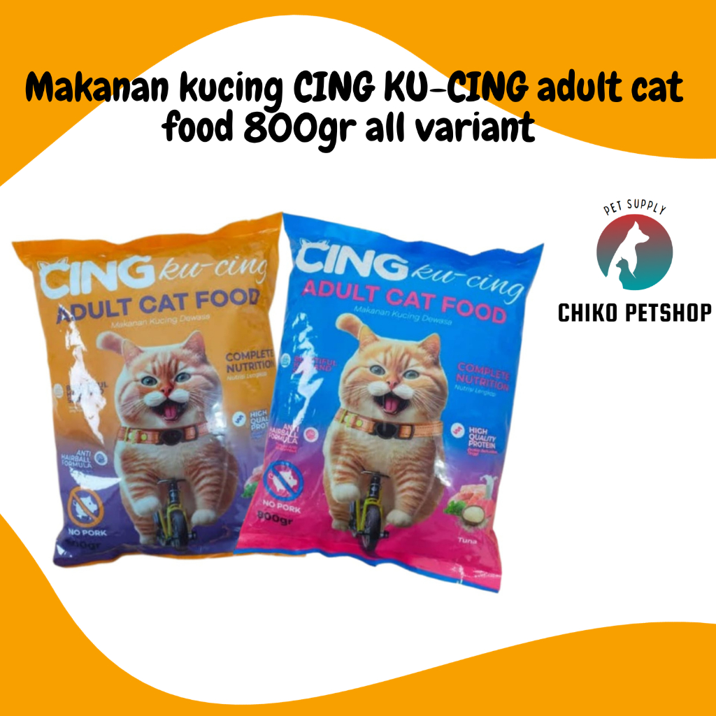 Jual Makanan Kering Cing Ku Cing Untuk Adult Catfood Dryfood 800gr Shopee Indonesia