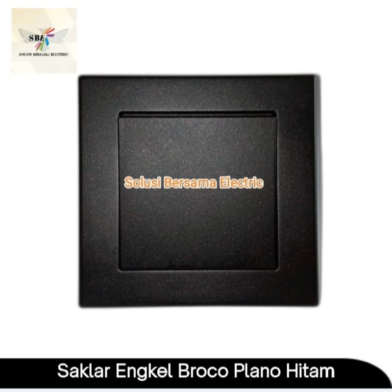 Jual Saklar Engkel Broco Plano Series Hitam | Shopee Indonesia