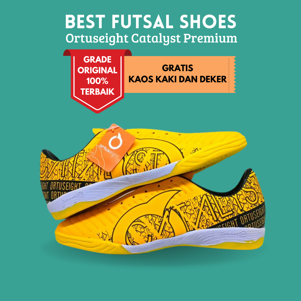 Jual SEPATU FUTSAL ORTUSEIGHT TERBARU CATALYST 100% GRADE ORIGINAL ...