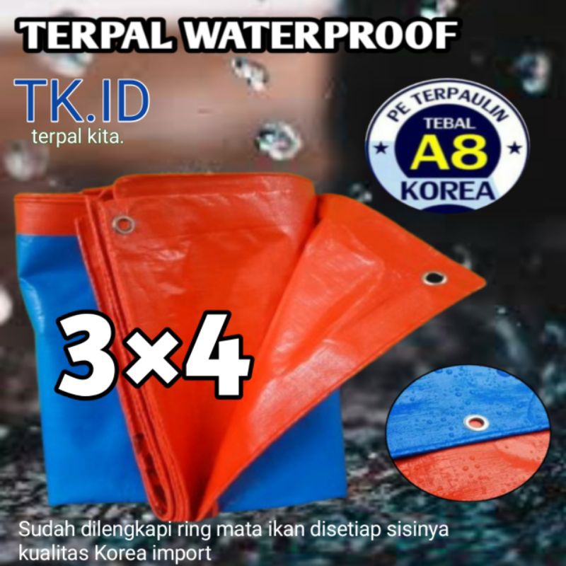 Jual terpal plastik type A8 Korea anti UV cap trekfuso | Shopee Indonesia