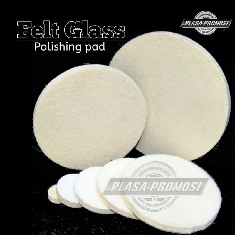 Jual Busa Poles Kaca / Wool Glass Felt Pad Polishing Velcro | Shopee ...
