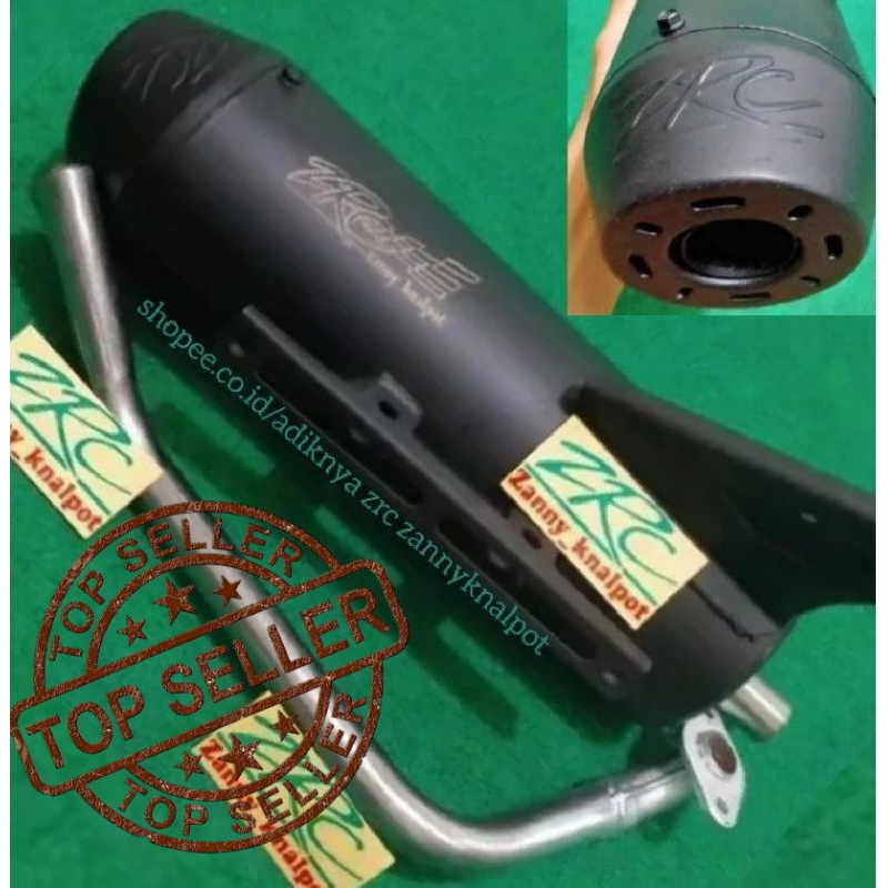 Jual KNALPOT ZRC MUFFLER HITAM Beat fi,,esp, Karbu/Scopy fi, esp, Karbu ...