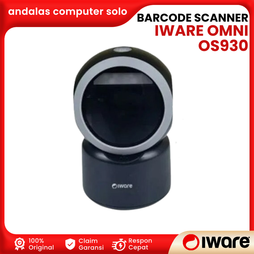 Jual BARCODE SCANNER OMNI IWARE OS930 - OS 930 2D QR CODE-E-FAKTUR USB ...