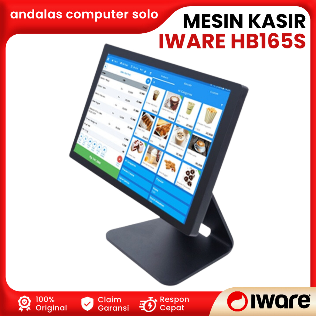 Jual Mesin Kasir Touchscreen Pos All In One System IWARE HB156S Mesin ...