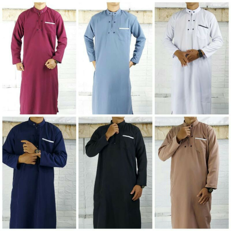 Jual Gamis laki laki ukuran S M L XL XXL XXXL JUMBO / Jubah remaja dan ...