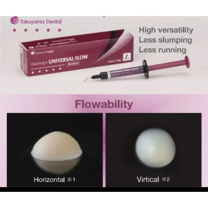 Jual ORIGINAL Tokuyama Palfique Universal Flow Resin Komposit Flowable ...