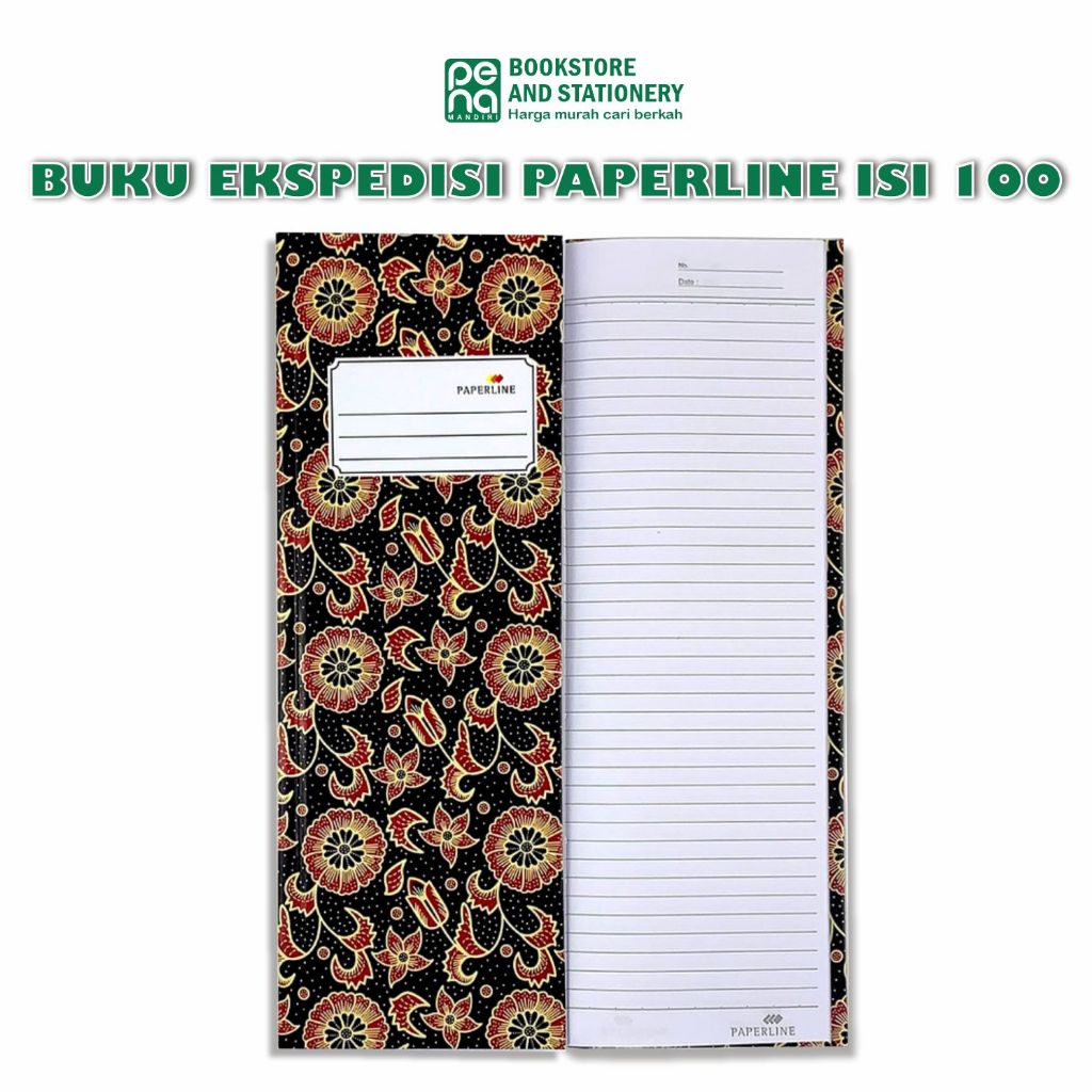 Jual Buku Ekspedisi 1/2 Folio Hard Cover 100 Lembar Paperline 1Pcs ...
