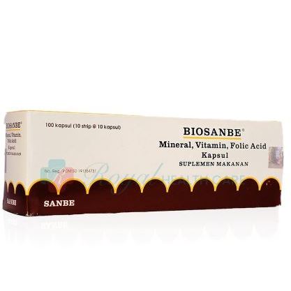 Jual BIOSANBE STRIP 10 KAPSUL Mengatasi Defisiensi Zat Besi Maupun ...