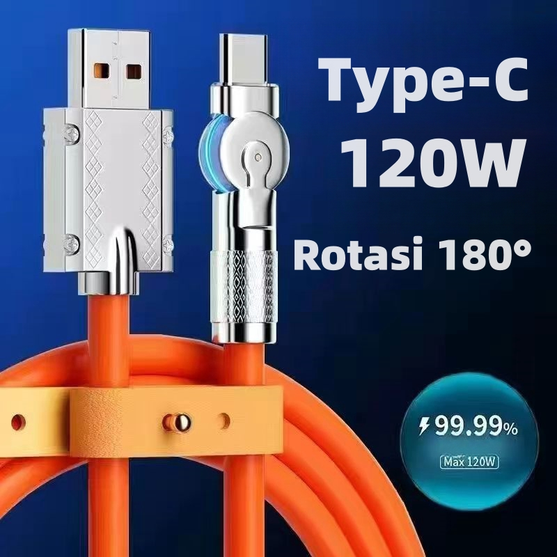 Jual Kepler Kabel Data Charger Casan HP Super Cepat Micro USB Type-C 120W Fast Charging Cable ...