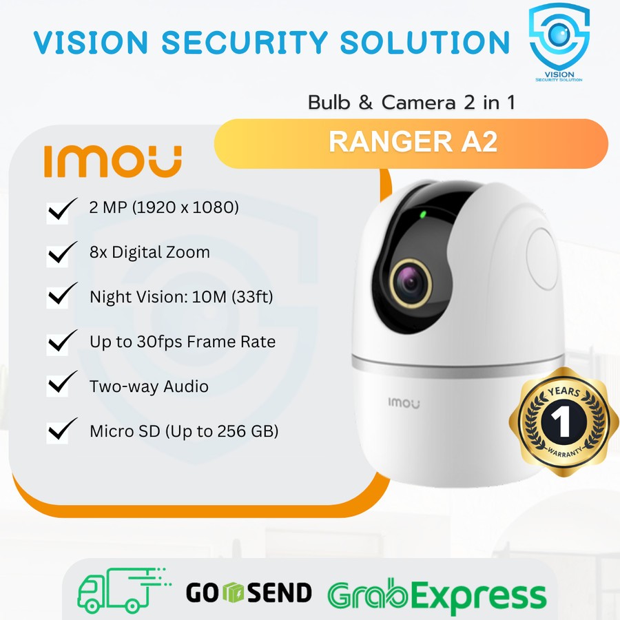 Jual Babycam CCTV Wireless Imou Ranger A2 2MP IPC-A22EP-L-V3 Two-way ...