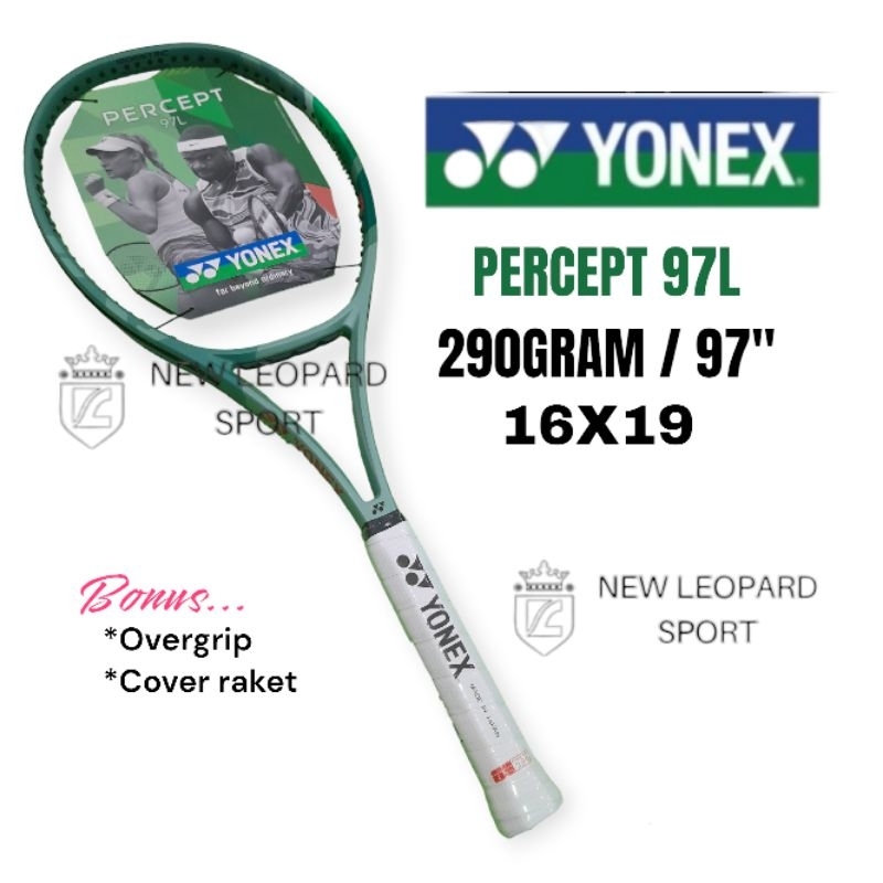 Jual Raket Tenis Yonex Percept 97L 290gram Olive Green / Tennis Racket ...